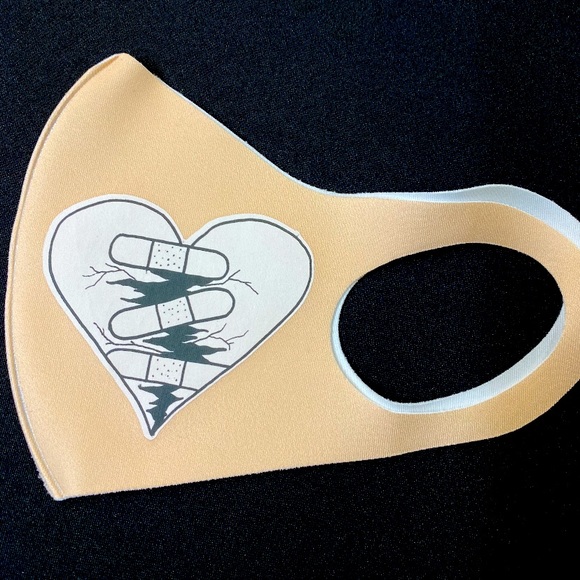 Other | Custom Made Mask Hand Drawn Design By Me | Poshmark